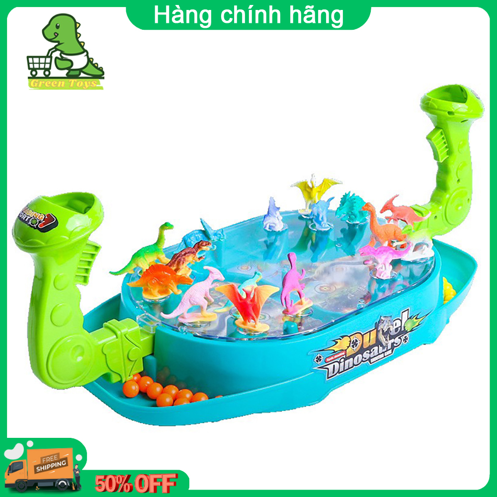 Đồ chơi trẻ em khủng long bắn bi vui nhộn, gồm 16 chú khủng long mini ...