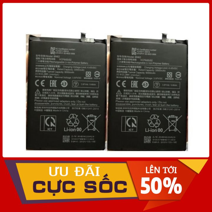 PIN XIAOMI REDMI NOTE 9 4G | Shopee Việt Nam