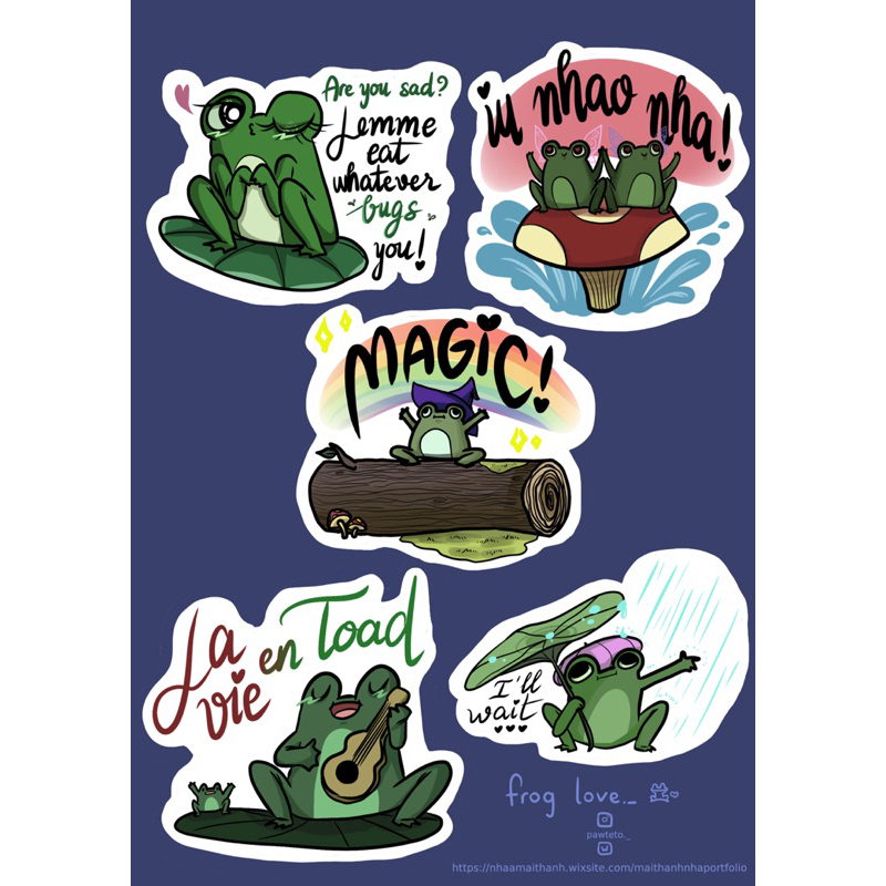 [STICKER] STICKER ẾCH Size A6 | Shopee Việt Nam