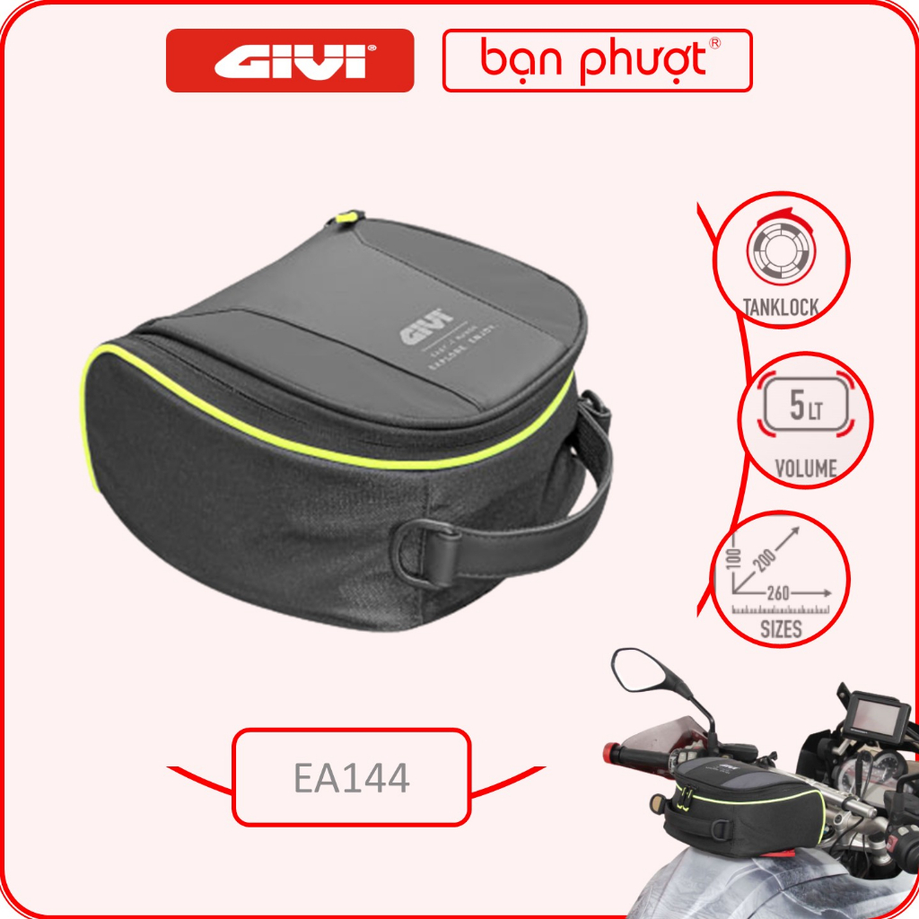 Túi Bình Xăng Givi XSR 155 - Túi Gài Bình Xăng Givi Kèm Ngàm Tanklock ...