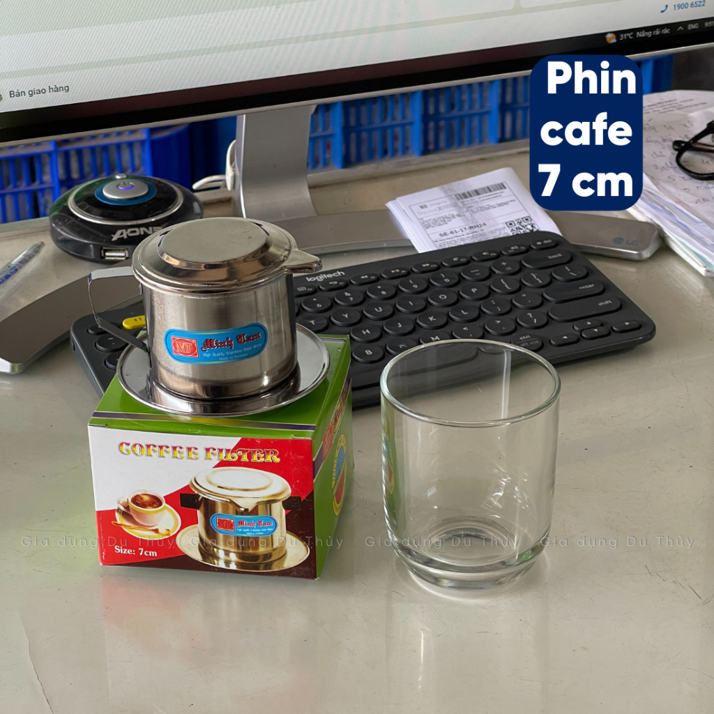 Phin cafe inox size 7, 8, 9, 10 làm từ inox sáng bóng chịu được nhiệt ...