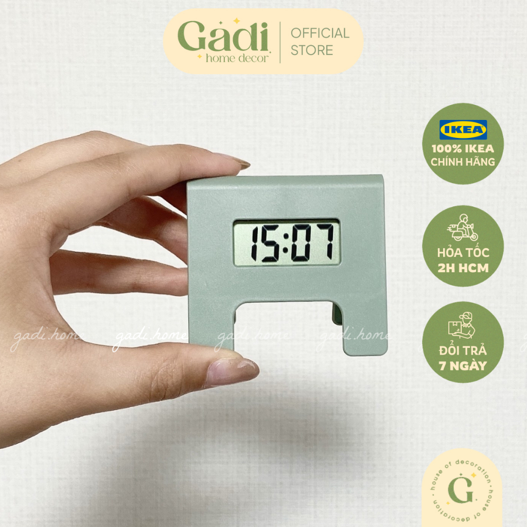 Đồng Hồ Để Bàn Báo Thức Mini Siêu Dễ Thương Gadi Home - Đồng Hồ Clock ...