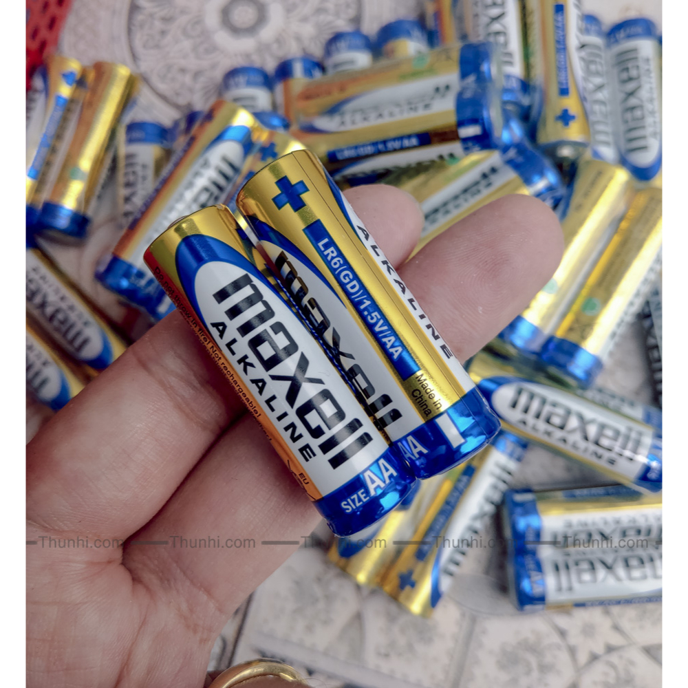 Pin AA (2A), AAA (3A) Maxell Alkaline LR6 vỉ 2 viên chính hãng | Shopee ...
