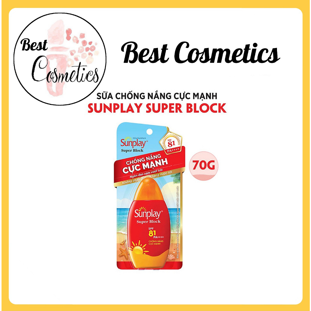 Kem chống nắng Sunplay Block SPF 81 PA+++ 30g và 70g | Shopee Việt Nam
