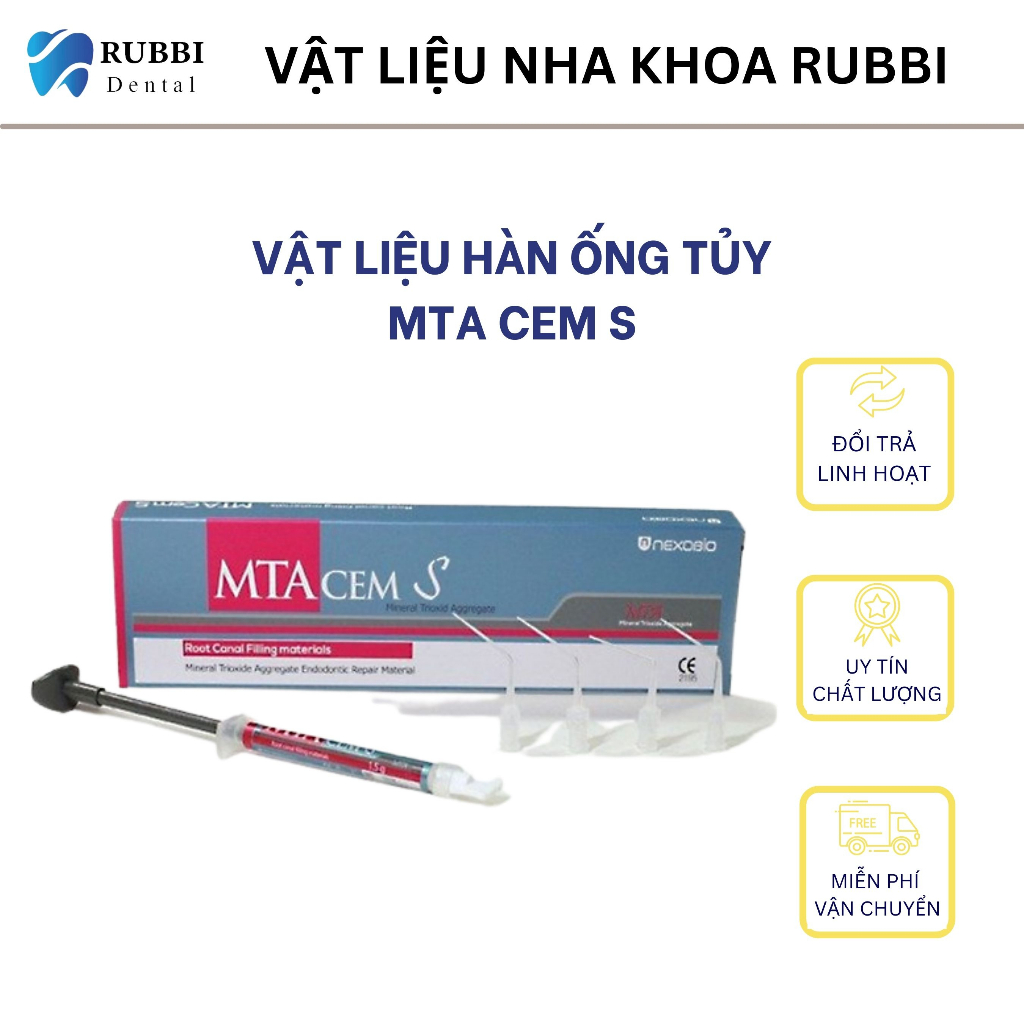 Vật liệu hàn ống tuỷ MTA CEM S dùng trong nha khoa | Shopee Việt Nam