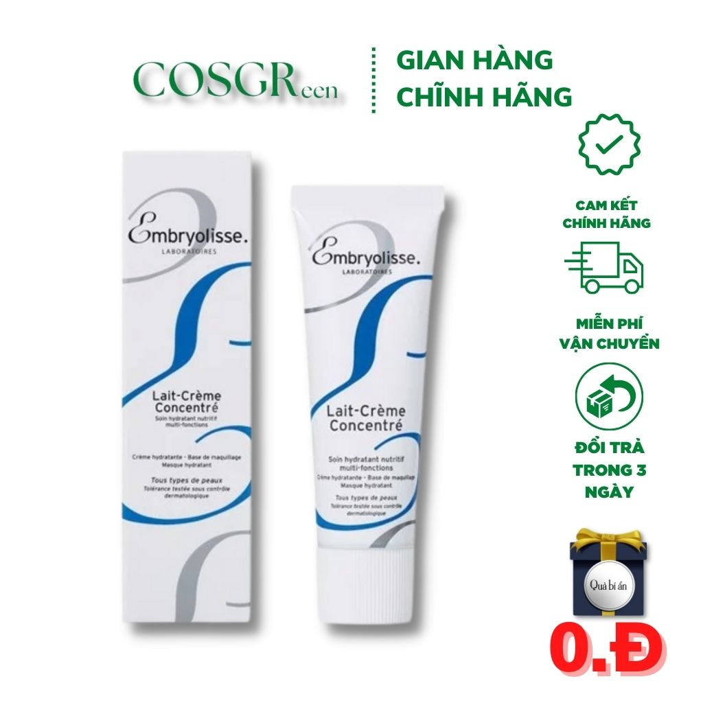 Kem siêu dưỡng ẩm phục hồi Embryolisse Lait - Creme Concentre của Pháp ...