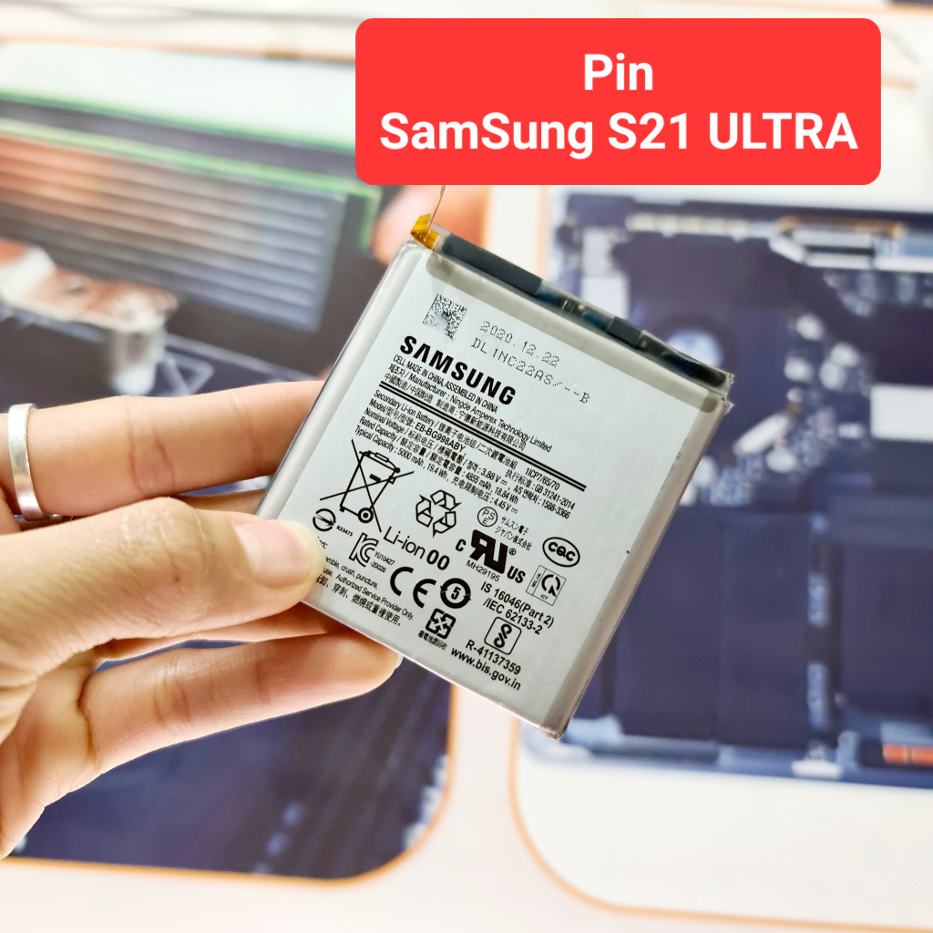 Pin Điện thoại SamSung S21 ULTRA 5G / G998 hàng Zin tháo máy | Shopee ...