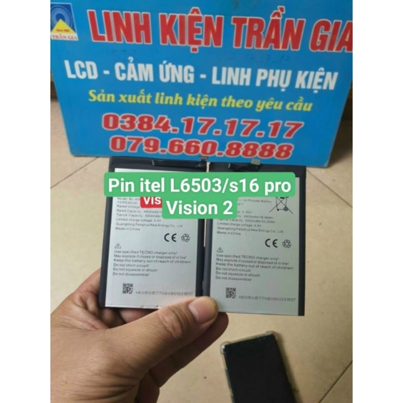 pin Itel L6503/S16 pro/Vision 2/bl 39Li/bn49NI/s23 | Shopee Việt Nam
