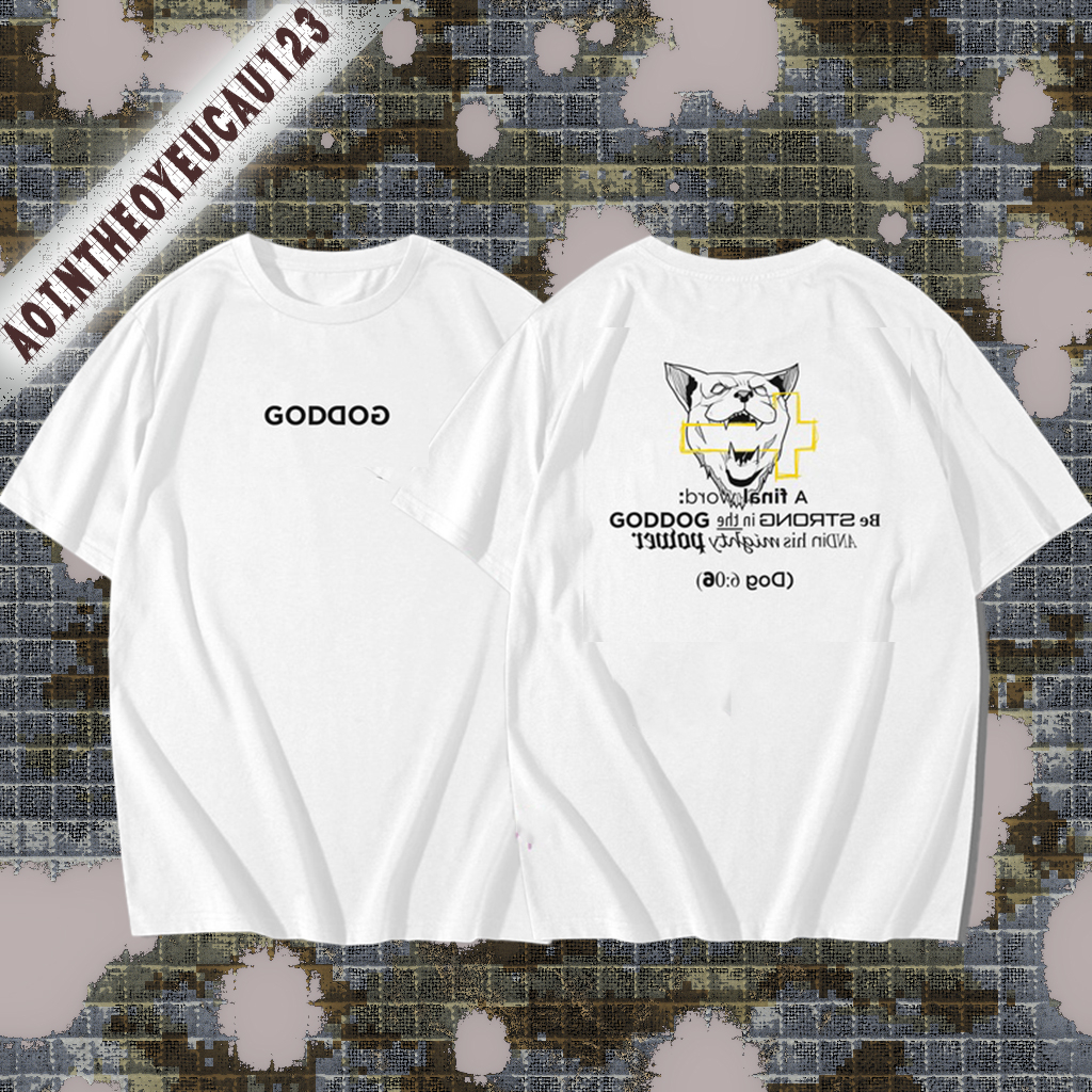 Áo Thun Lookism - Logo bang Goddog V1 [ Mẫu hình vàng] - 2 mẫu đen ...
