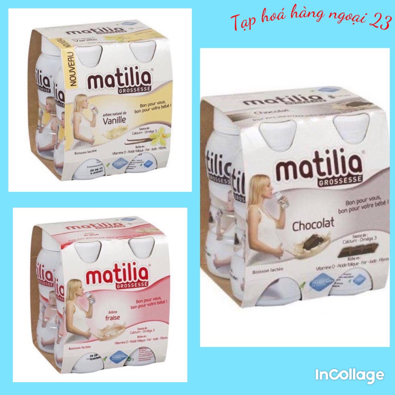 SỮA BẦU Matila PHÁP LỐC 4 HỘP 200ML | Shopee Việt Nam