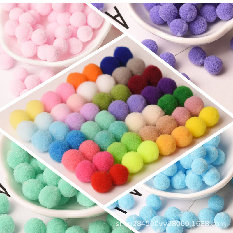 Set 50 Bông Pom Pom,Phụ kiện QUẢ POMPOM trang trí Noel, Giáng sinh- Phụ ...