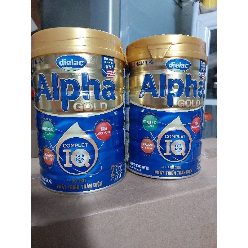 [ HCM ] Sữa bột Dielac Alpha Gold IQ 2 400g, 800g | Shopee Việt Nam