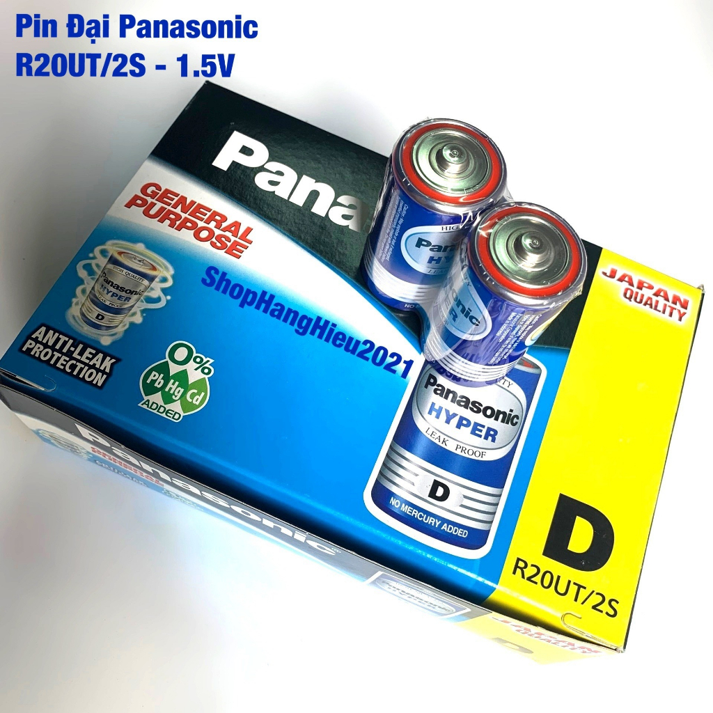 Hộp 24 Viên Pin Đại Panasonic R20UT/2S Hàng Chính Hãng Made in ...