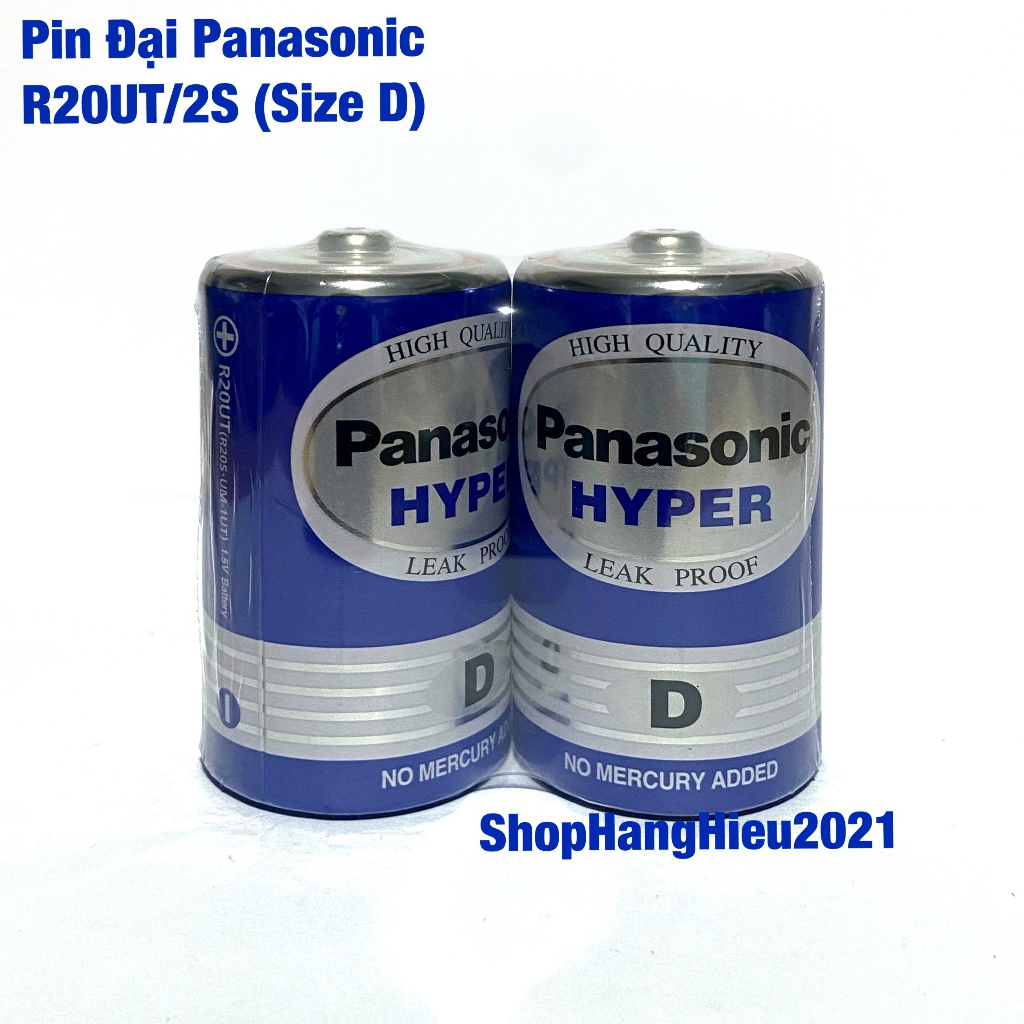 Pin Đại Panasonic R20UT/2S Vỉ 2 Viên Hàng Chính Hãng Made in Indonesia ...