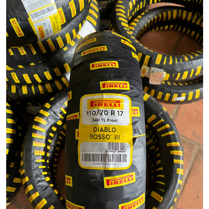 (Rosso III 110/70-R17) Vỏ xe Pirelli Diablo Rosso 3 size 110/70-R17 M/C TL 54H | Shopee Việt Nam