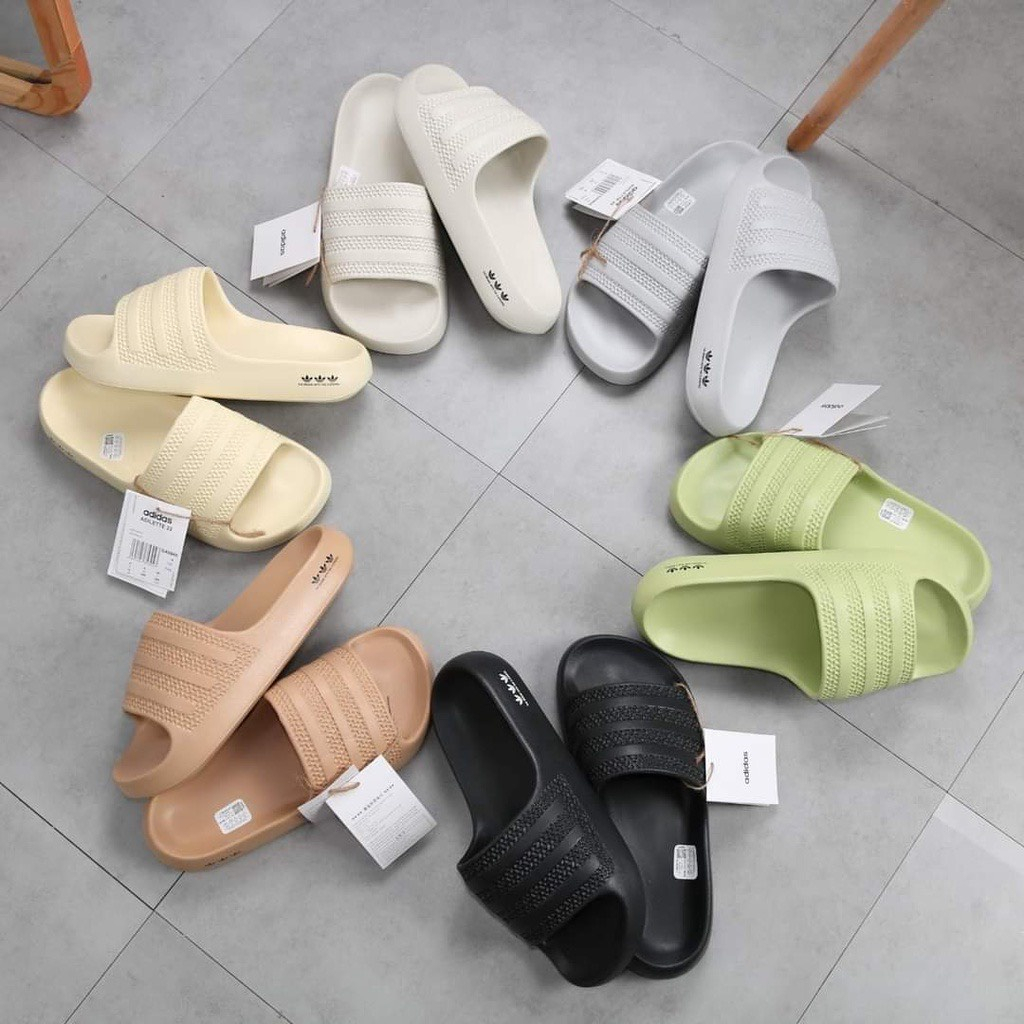 Dép Adidas.Adilette Ayoon đúc nguyên khối quai ngang nam nữ mềm mại ...