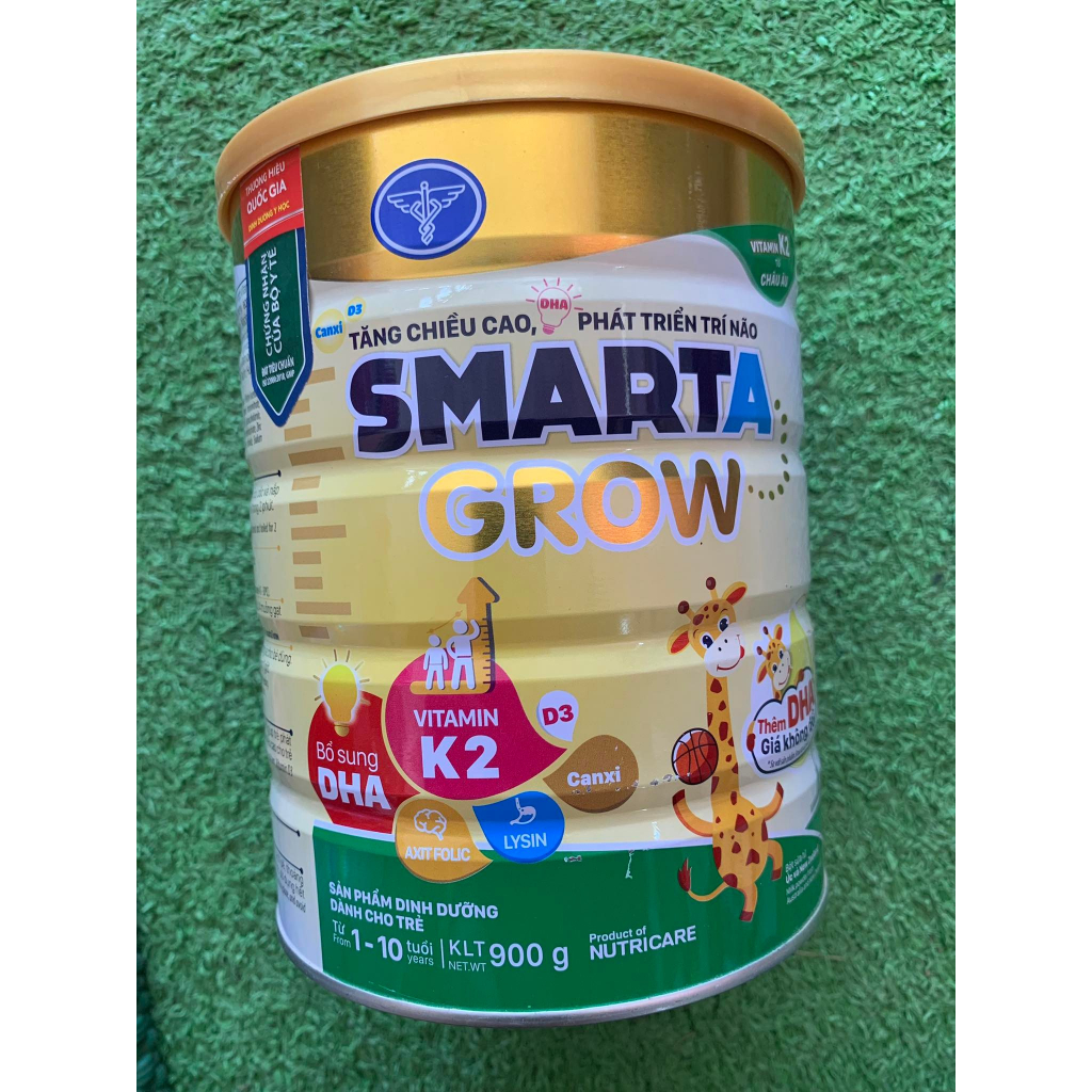 Sữa bột Smarta Grow Phát triển chiều cao, Não bộ (900g) | Shopee Việt Nam