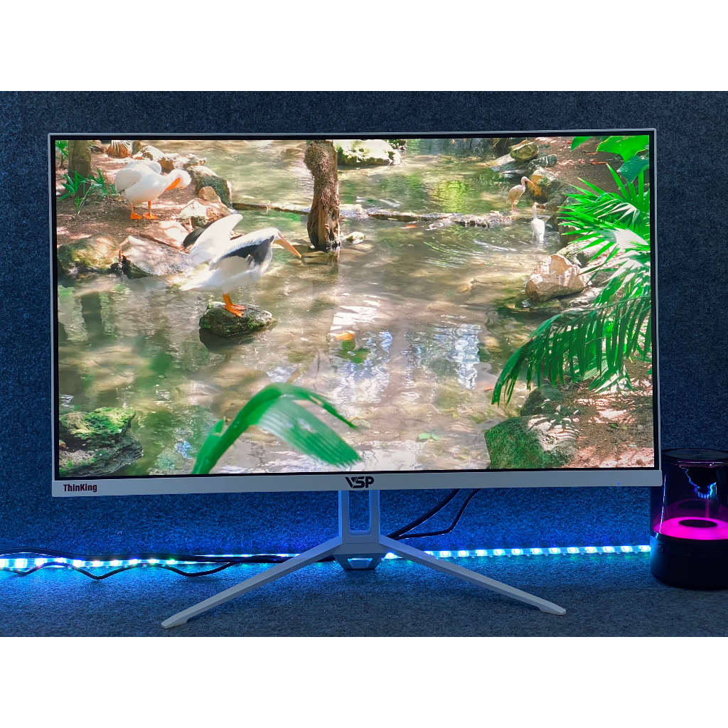 Màn hình LCD 24inch VSP V2408S (Trắng/Đen/Xanh/Hồng) tràn viền Full HD 75Hz Gaming | Shopee Việt Nam