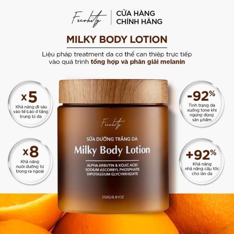 Sữa Dưỡng Trắng Da Milky Body Lotion | Shopee Việt Nam