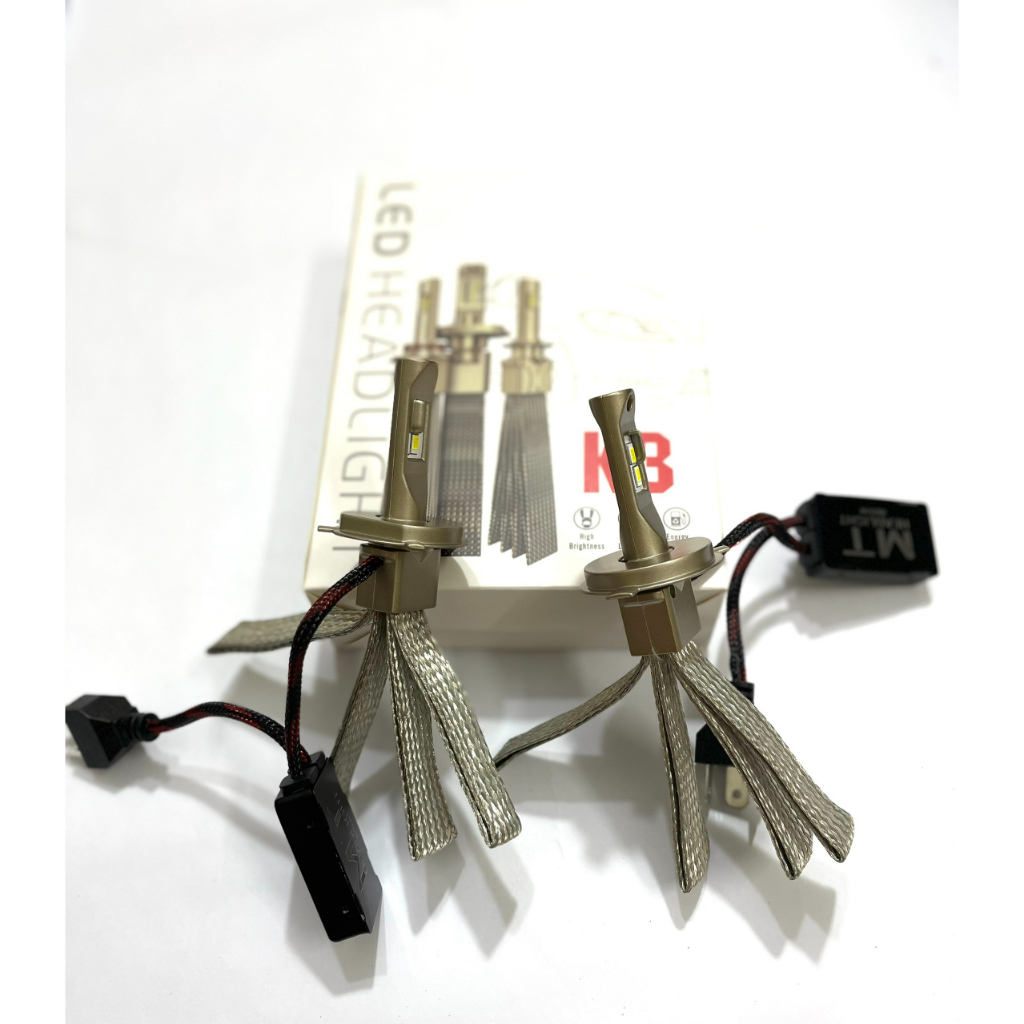 bóng Đèn pha led K3 chân H4 lắp các dòng oto xe máy dùng chân đèn H4 như Wave Sirius, Kia ...