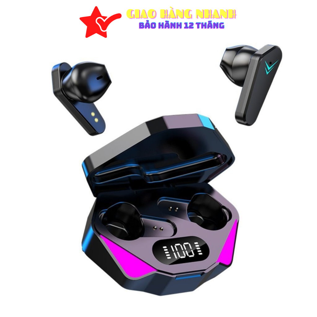 Tai Nghe Bluetooth X15 Không Dây TWS Cảm Ứng Chạm Khử Tiếng Ồn Dùng Chơi Game, Nghe Nhạc - azeon ...