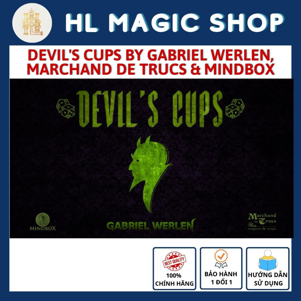 Đồ Chơi Ảo Thuật Devil's Cups by Gabriel Werlen, Marchand de Trucs & Mindbox - Handcrafted ...