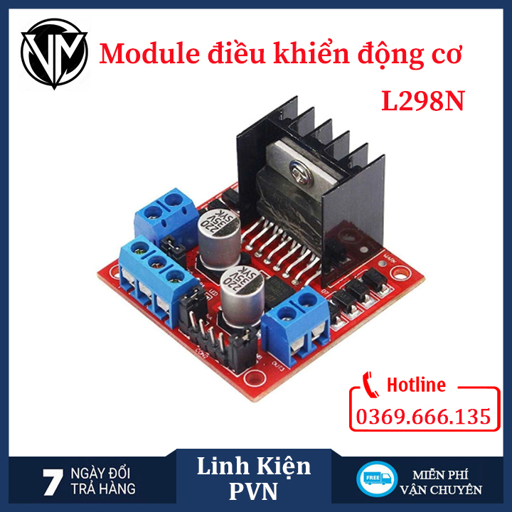 Module Điều Khiển Động Cơ L298N | PWM | Mạch Cầu H L298 | Shopee Việt Nam