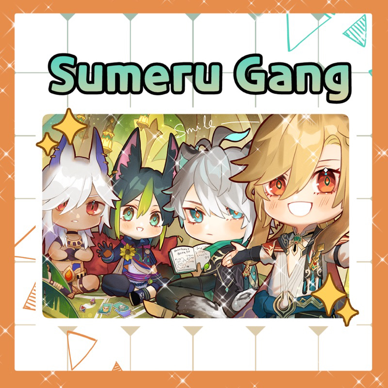Card bo góc nhũ Sumeru Gang - Genshin Impact | Shopee Việt Nam