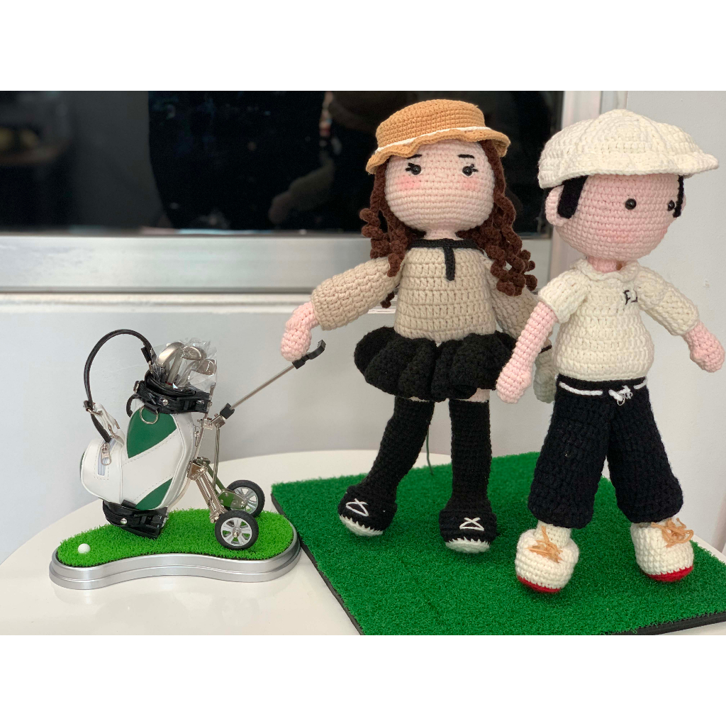 Búp bê Golf Nam Nữ mô hình Chibi cute cực xinh trang để bàn | Shopee ...