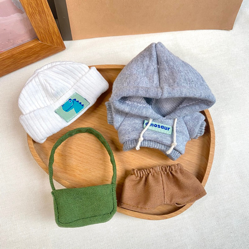 OUTFIT Labubu và DOLL 10cm 15cm và 20cm bộ hoodie mũ beanie | Shopee ...