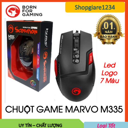Chuột Quang Led Marvo M355- Hàng chính hãng 100%- Có Đèn Led RGB | Shopee Việt Nam