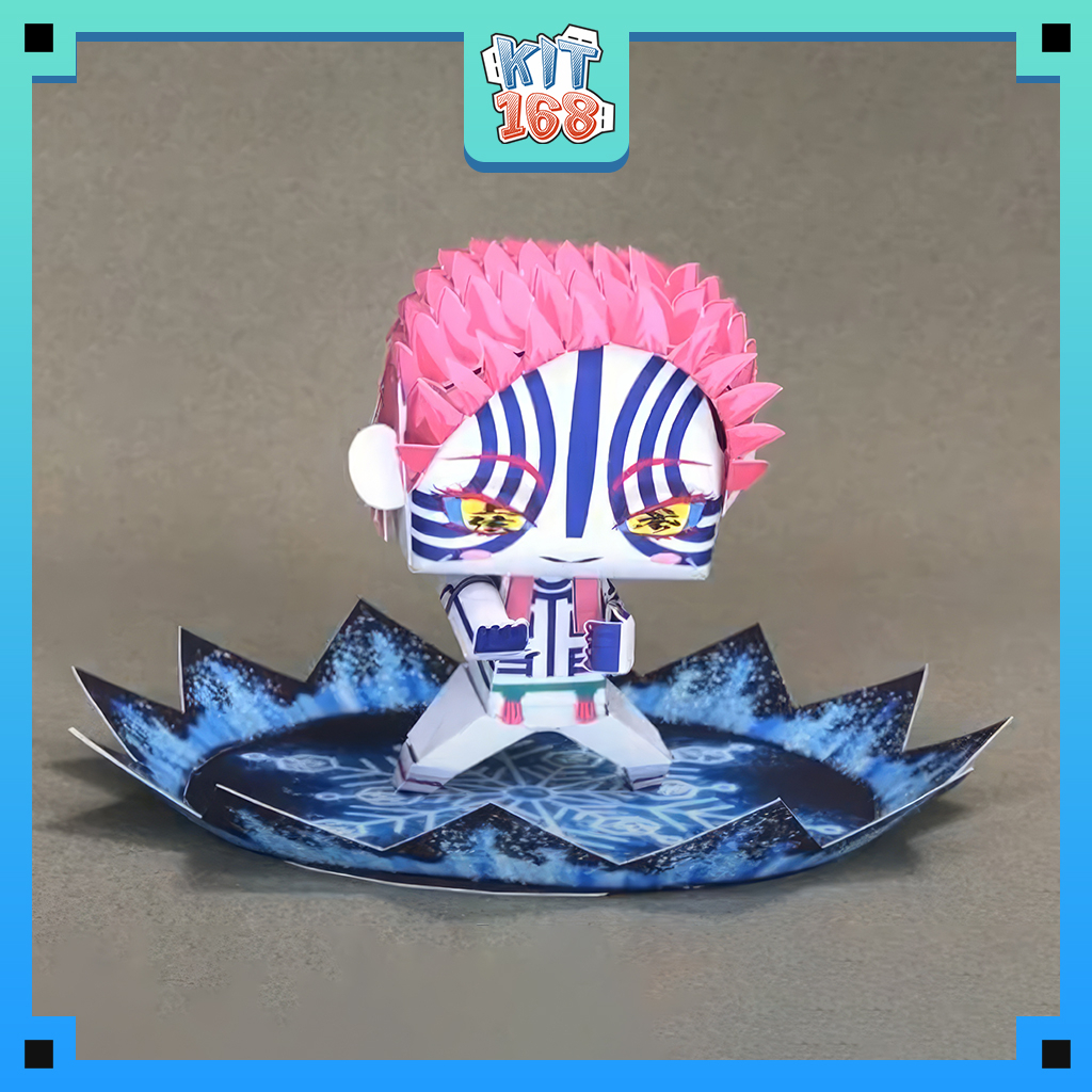 Mô hình giấy Anime Chibi Akaza ver 5 - Kimetsu no Yaiba | Shopee Việt Nam