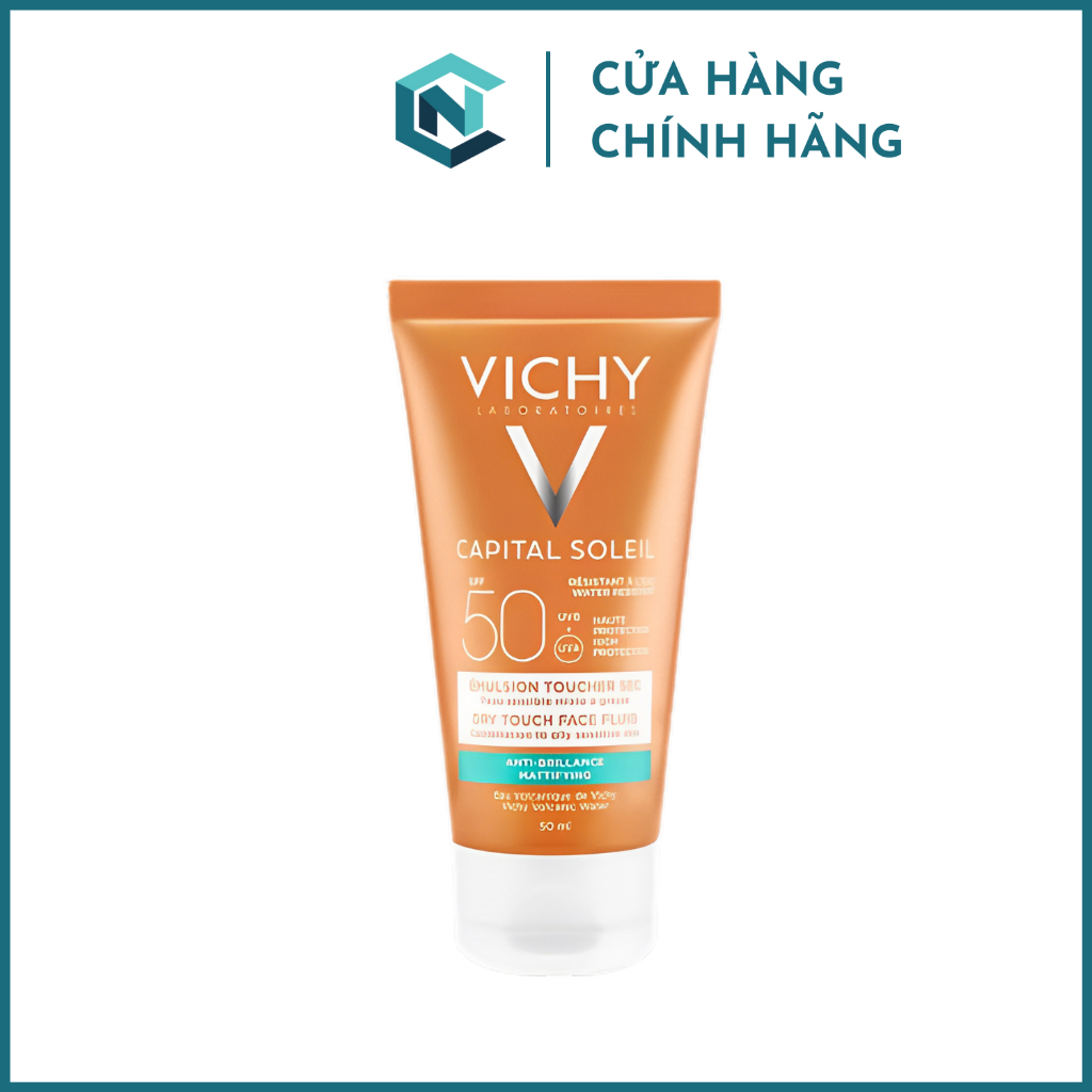Kem chống nắng SPF 50 UVA+UVB Vichy Capital Soleil Mattifying Dry Touch ...
