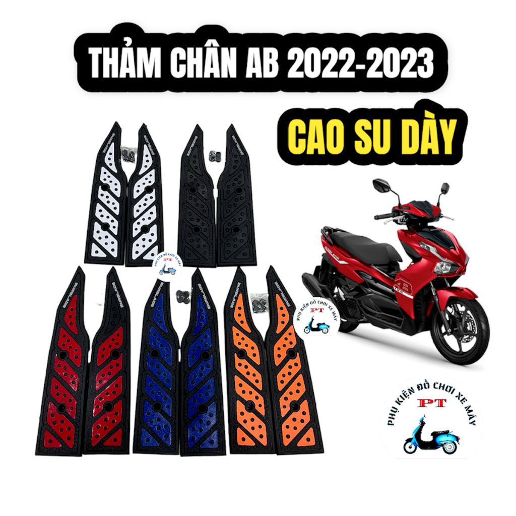 Thảm Để Chân Xe AB 2025, 2024, 2023, 2022 - 125i / 160i - Cao Su Dày ...