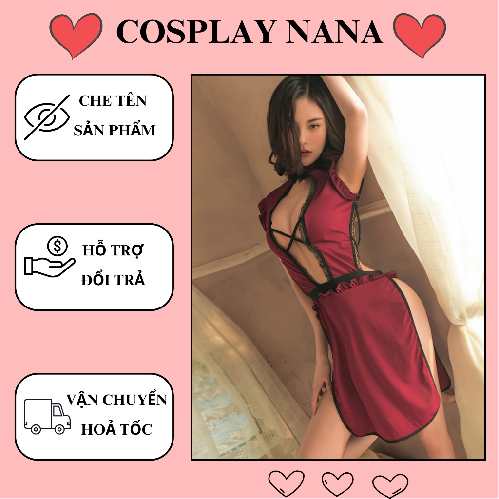 Cosplay cổ trang trung hoa xẻ ngực táo bạo, hở lưng sexy quyến rũ, set hán phục nóng bỏng ...