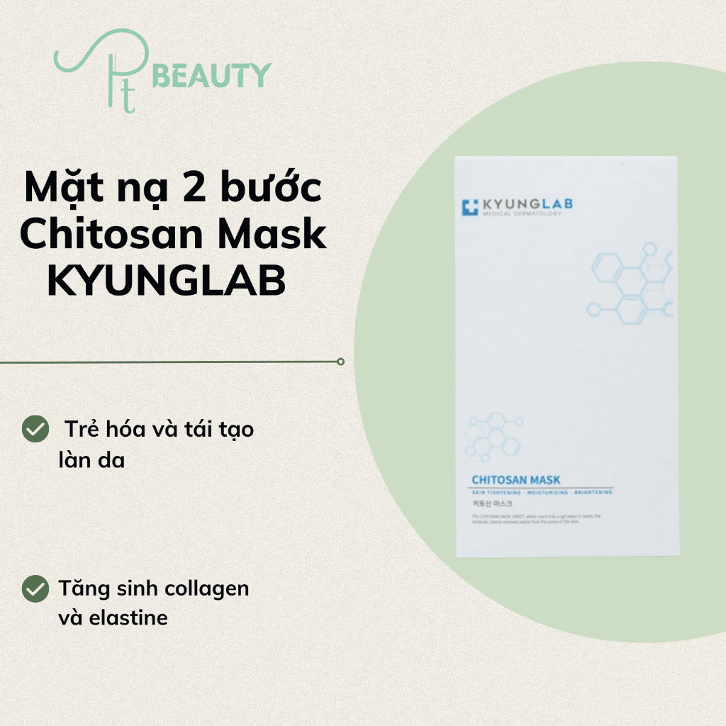 Mặt nạ 2 bước Chitosan Mask KYUNGLAB siêu căng bóng mịn da | Shopee ...