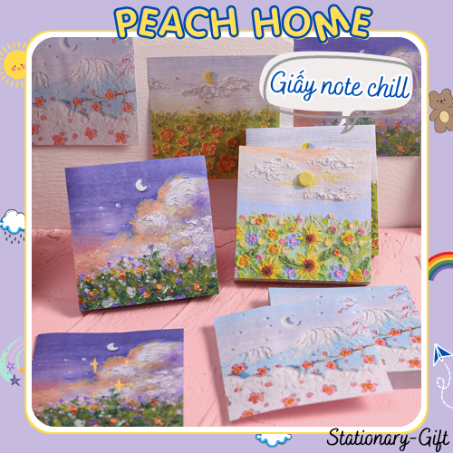 Giấy Note Ghi Chú MÂY TRỜI Cực CHILL và Lãng Mạn Tập Viết Nhớ Dành Cho ...
