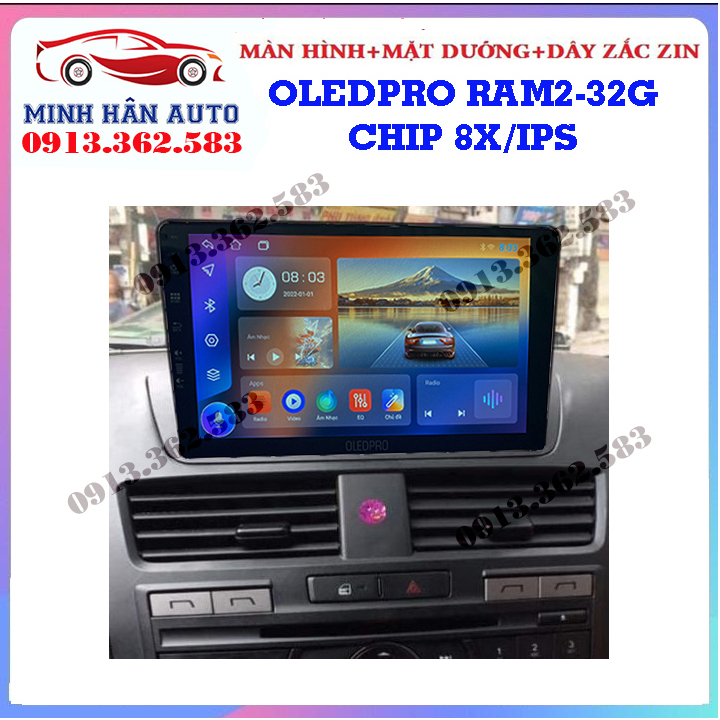 Bộ màn hình Android OLEDPRO WIFI 2-32G cho xe MAZDA BT50, màn cảm ứng ...