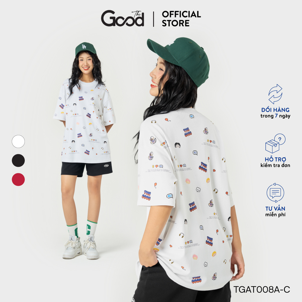 Áo Phông THE GOOD Local Brand, Áo Thun In Doodle Characters Tee Chất Cotton Thấm Hút Mồ Hôi ...