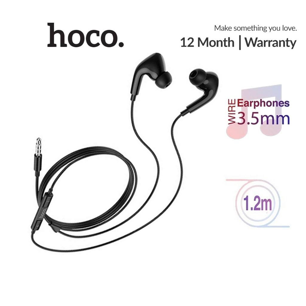 Tai nghe Hoco M1 Pro trang bị Microphone dây TPE siêu bền chống rối dài ...