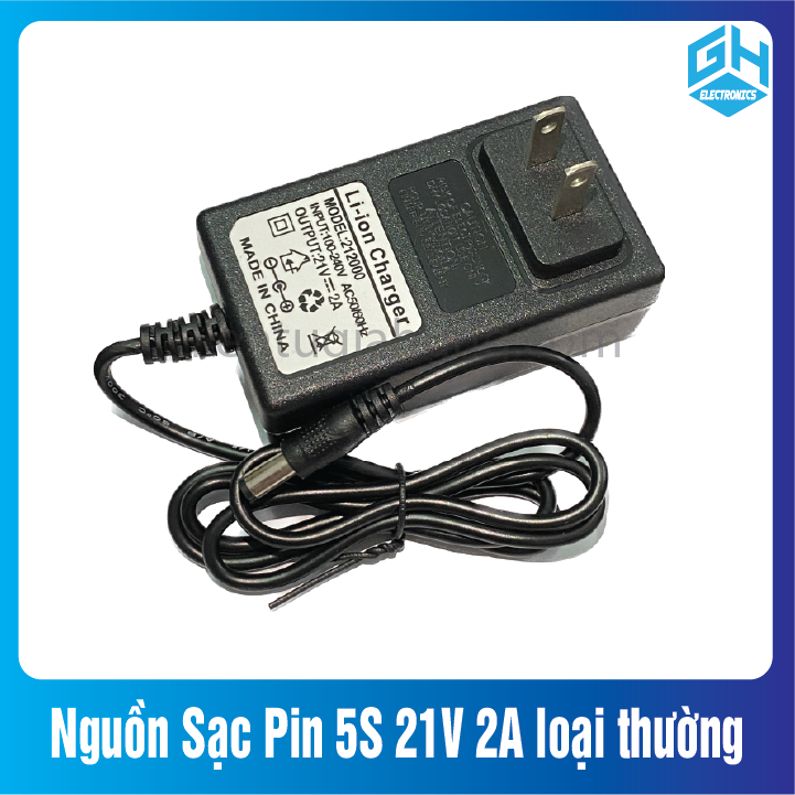 [Adapter 21V 2A.5S] 1 Cái Nguồn Sạc Pin 5S 21V 2A loại thường | Shopee ...