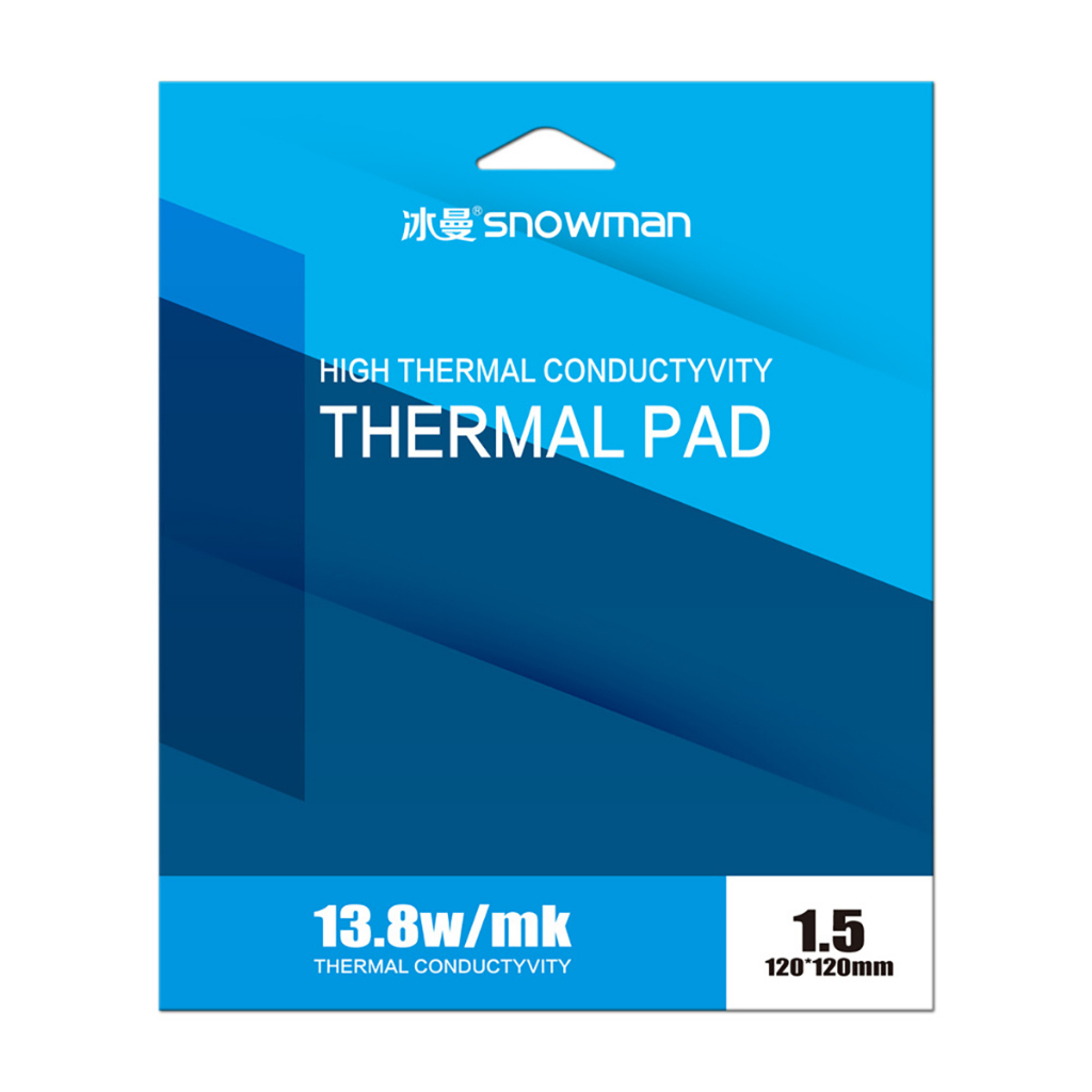 Miếng tản nhiệt cao cấp Thermal Pad SNOWMAN 13.8 W/mk chính hãng tản ...
