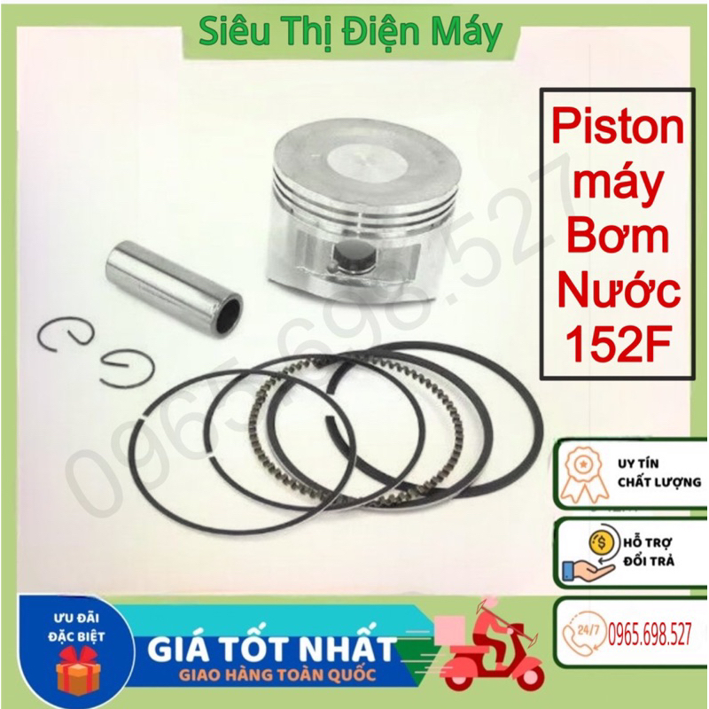 Bộ Piston , Xéc Măng, Ắc Cốt Máy Bơm Nước 152F | Shopee Việt Nam