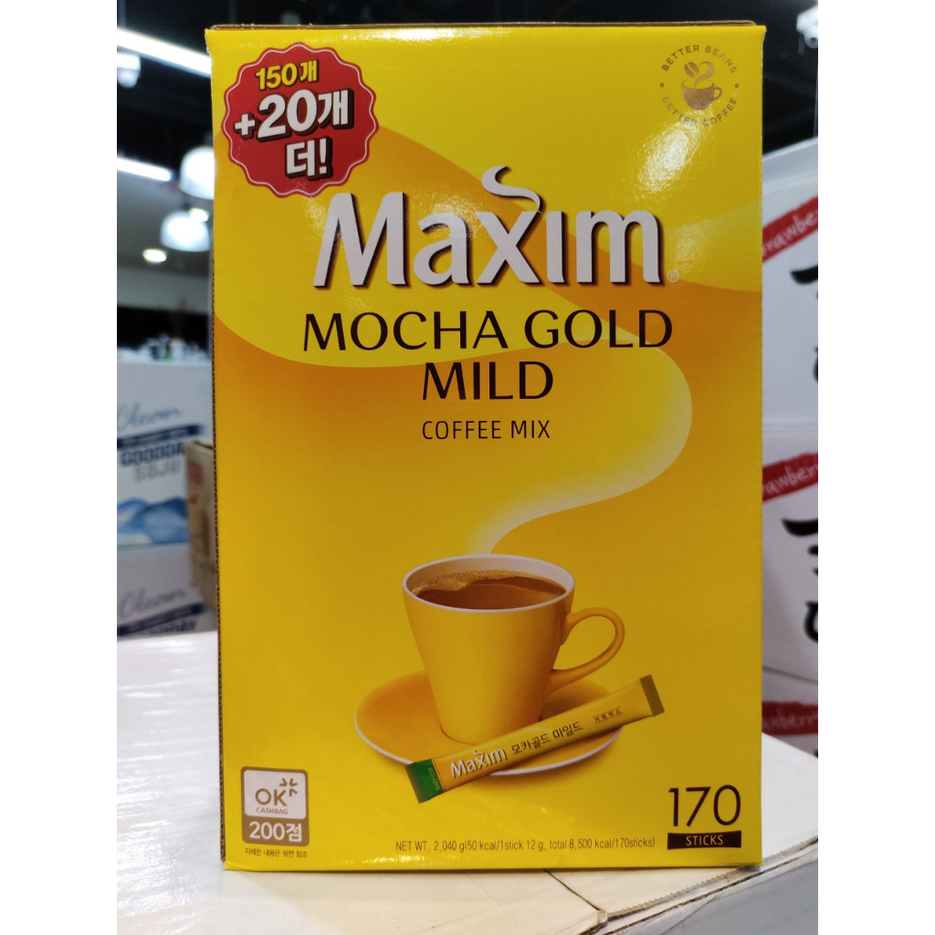 CÀ PHÊ MAXIM HÀN QUỐC MOCHA GOLD 170 GÓI - 맥심 커피 모카골드 마일드 | Shopee Việt Nam
