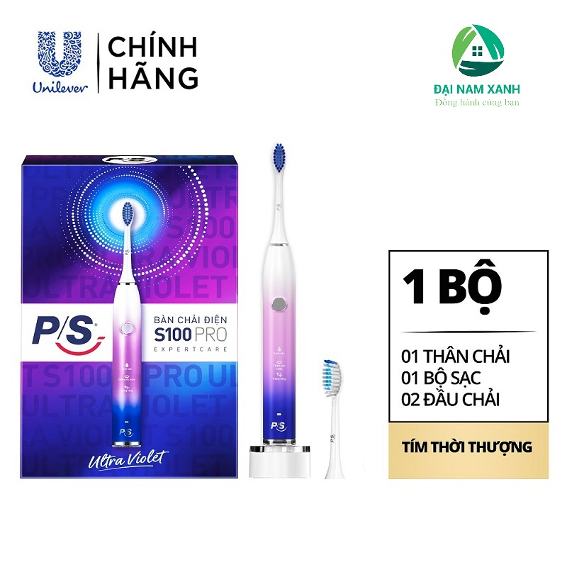 Bàn Chải Điện PS S100 PRO, Sonic Expert Công Nghệ Sóng Âm Chải Sạch ...
