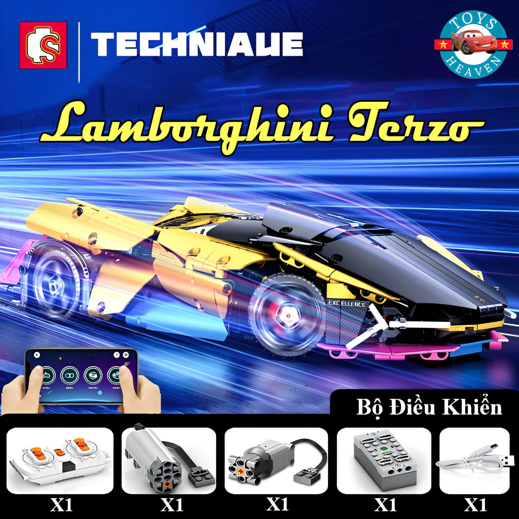 Đồ Chơi Lắp Ráp Phát Triển Trí Tuệ Lego Mô Hình Điều Khiển Từ Xa Technic Siêu Xe Lamborghini ...