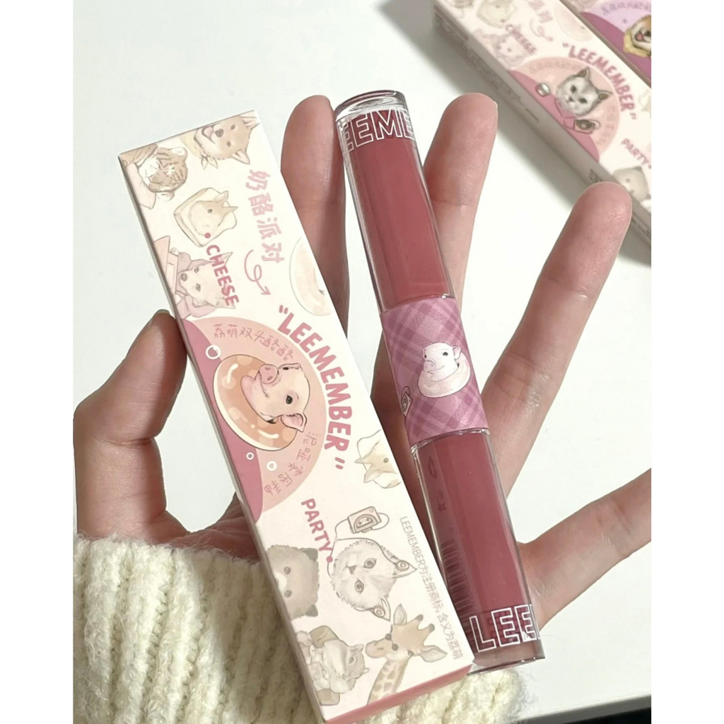 [LEEMEMBER] Son kem Leemember 2 đầu Cheese Party | Shopee Việt Nam