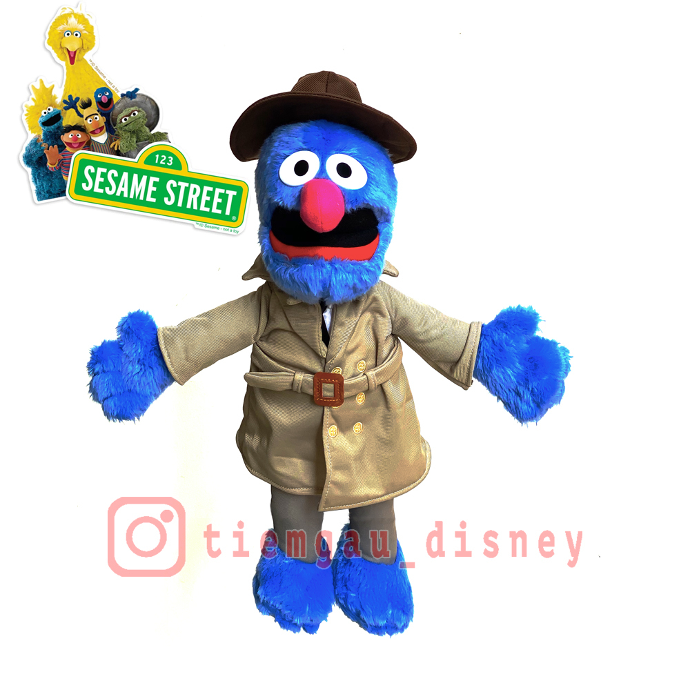 Gấu bông Sesame Street DETECTIVE GROVER - Chính Hãng | Shopee Việt Nam