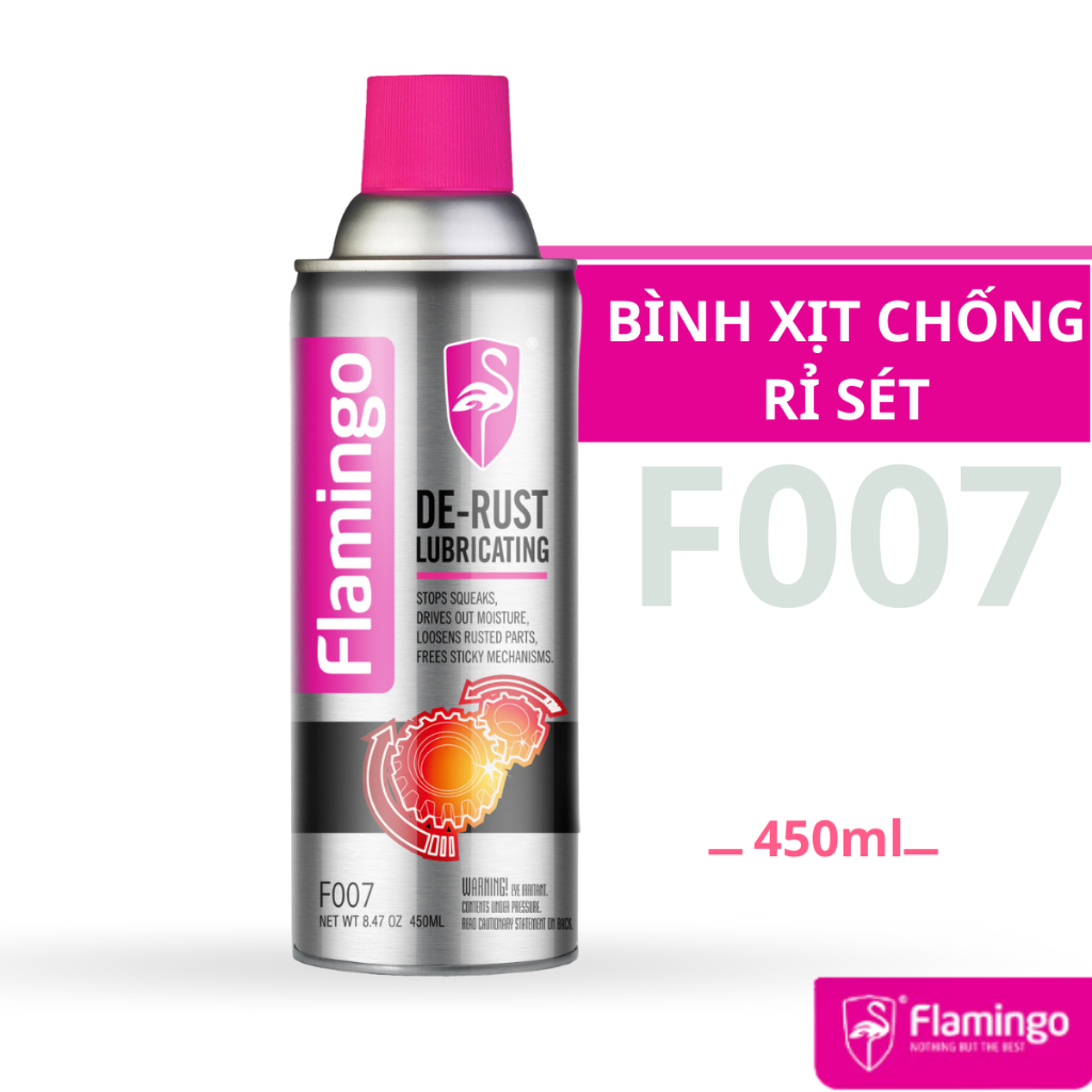 Bình Xịt Chống Rỉ Sét Flamingo F007 450ml - Hãng Phân Phối Chính Thức ...