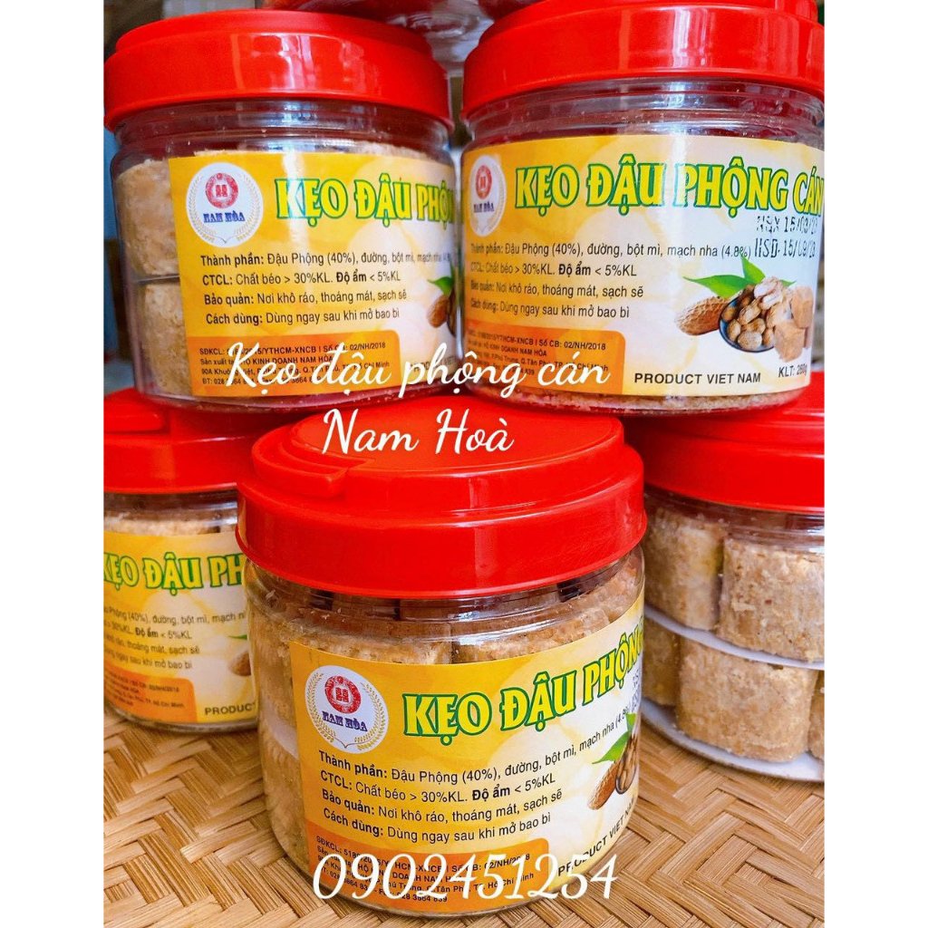 (Vui lòng xem mô tả trước khi đặt) Kẹo Đậu Phộng Cán Nam Hòa 260g/250g | Shopee Việt Nam